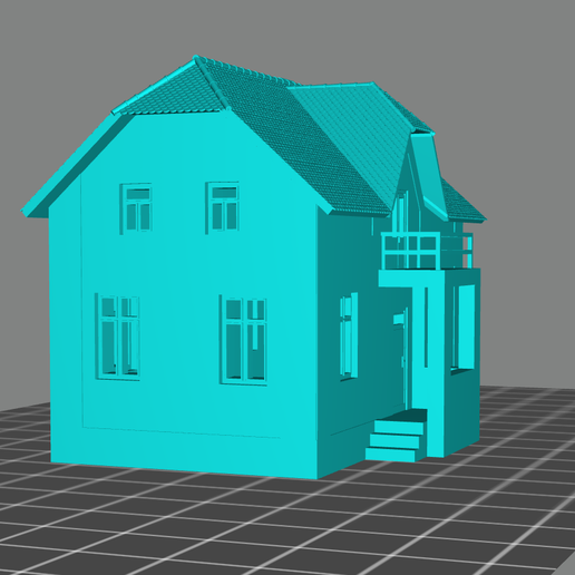 STL file House 1 🏠 ・3D printer design to download・Cults