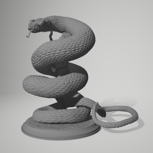 🐍 snake 4・ STL File for 3D printing・Cults