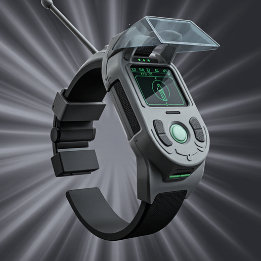 ⌚ Pip-Boy watch・ STL File for 3D printing・Cults