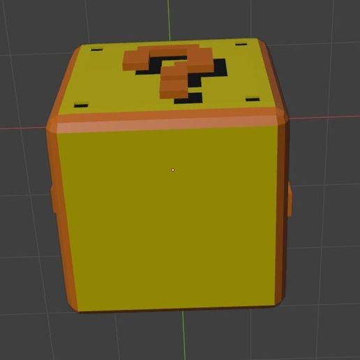 Super Mario question block・ STL File for 3D printing・Cults