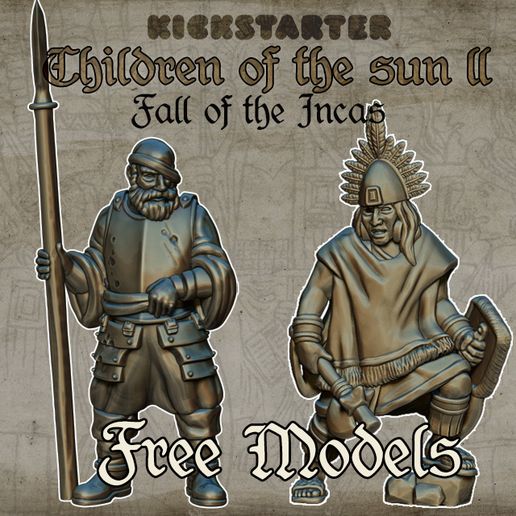 Archivo STL gratis Free Models. Children of the Sun II. Spanish ...