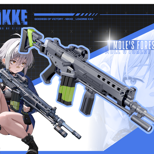 ️ Nikke Goddess of Victory Mori's Mole's Forest STL file・ STL File for ...