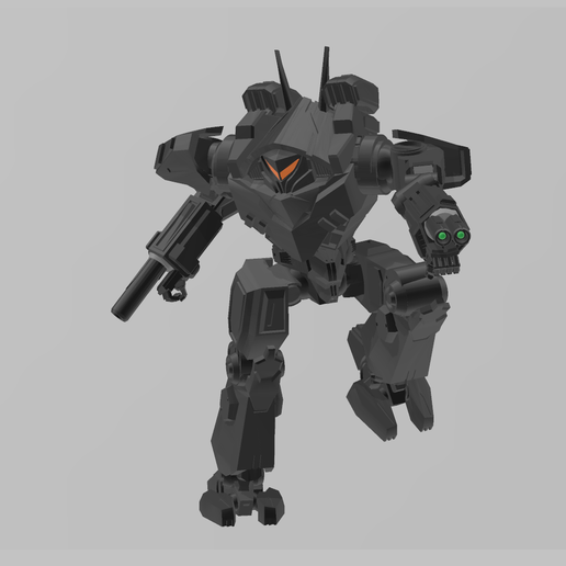 🆕 American Mecha Wrath new poses・Free 3D File for 3D printing・Cults