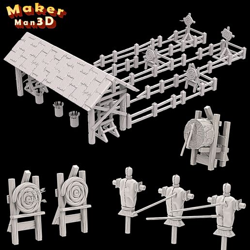 STL file Warrior Training Ground 🎲 ・3D printer design to download・Cults