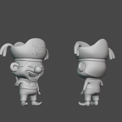 🏎️ Buggy Chibi - One Piece・ STL File for 3D printing・Cults