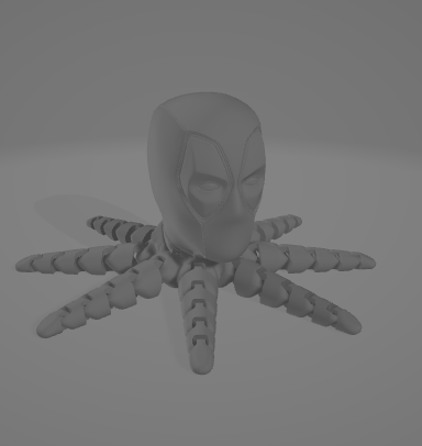 STL file Octopool Deadpool Poolpo flexible toy 🦊 ・3D print object to ...