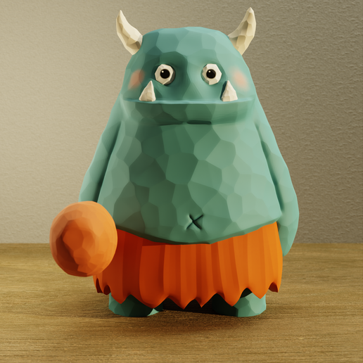 STL file Gronk - The Little Monster 👹 ・Design to download and 3D print ...