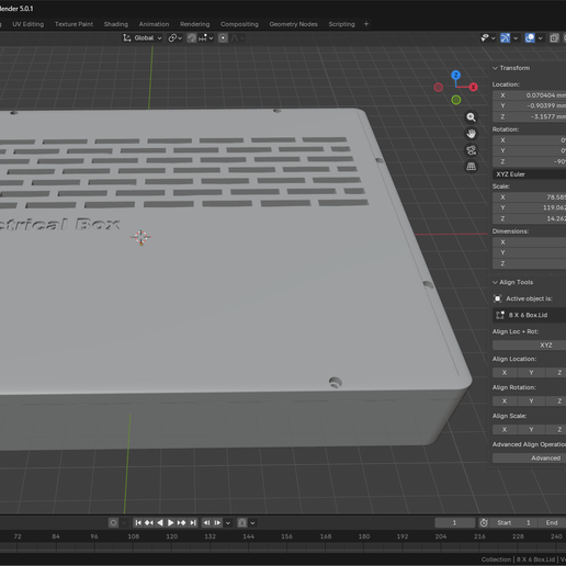 📦 DCC Electrical Box・ STL File for 3D printing・Cults