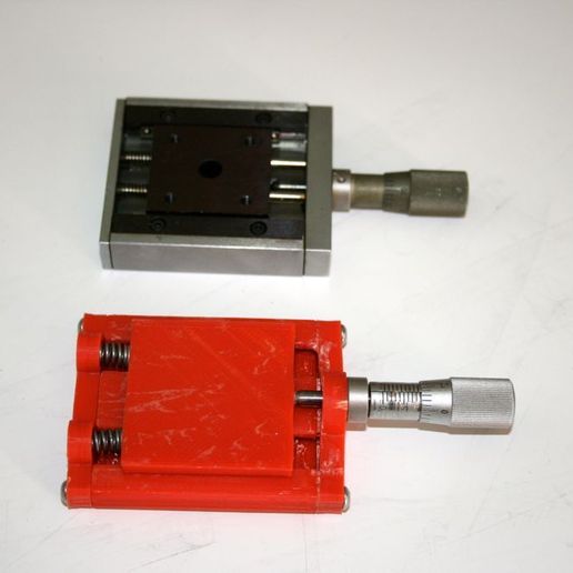 👽 DIY Linear Translational Stage - Micrometer resolution・Free 3D File ...
