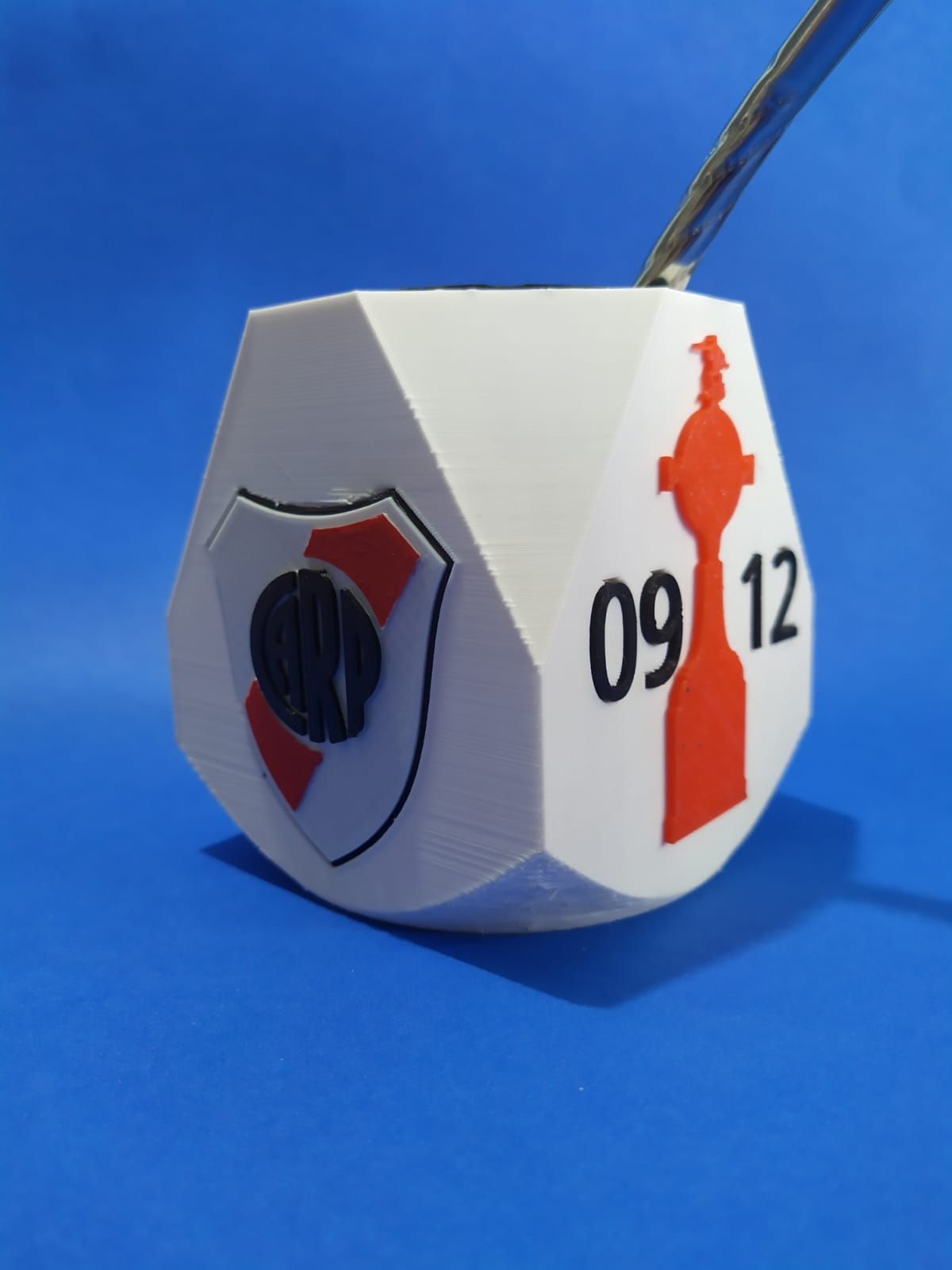 Archivo Stl Mate River Plate Libertadores 9 12・modelo De Impresión 3d