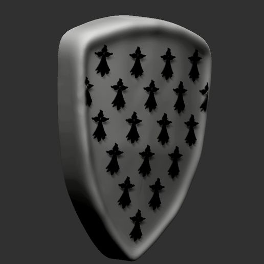 STL file Blason Bretagne 🇫🇷 ・3D print object to download・Cults