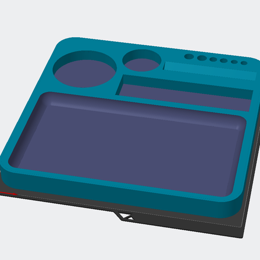 🧹 weed rolling tray multicolor printing・ STL File for 3D printing・Cults