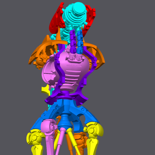 3D file Tall Doom Bot 🤖 ・3D printing model to download・Cults