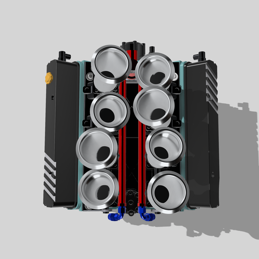 🏎️ Holden 304 ITB Injected Engine 3x stack styles・ STL File for ・Cults
