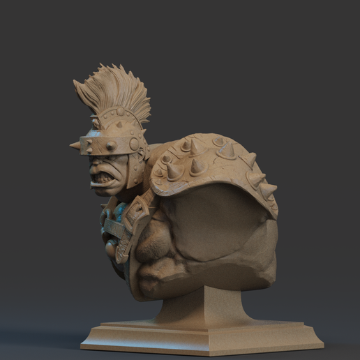 👤 Gladiator Hulk Bust 3D Print・ STL File for 3D printing・Cults