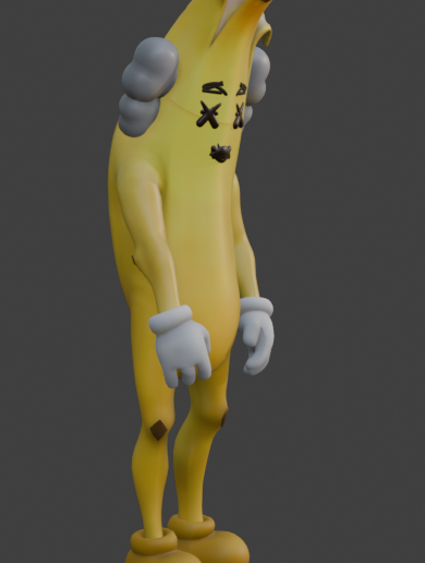🍌 KAWS BANANIN (Fortnite) - X-Eyed Banana Bird | 3D Printable STL ...