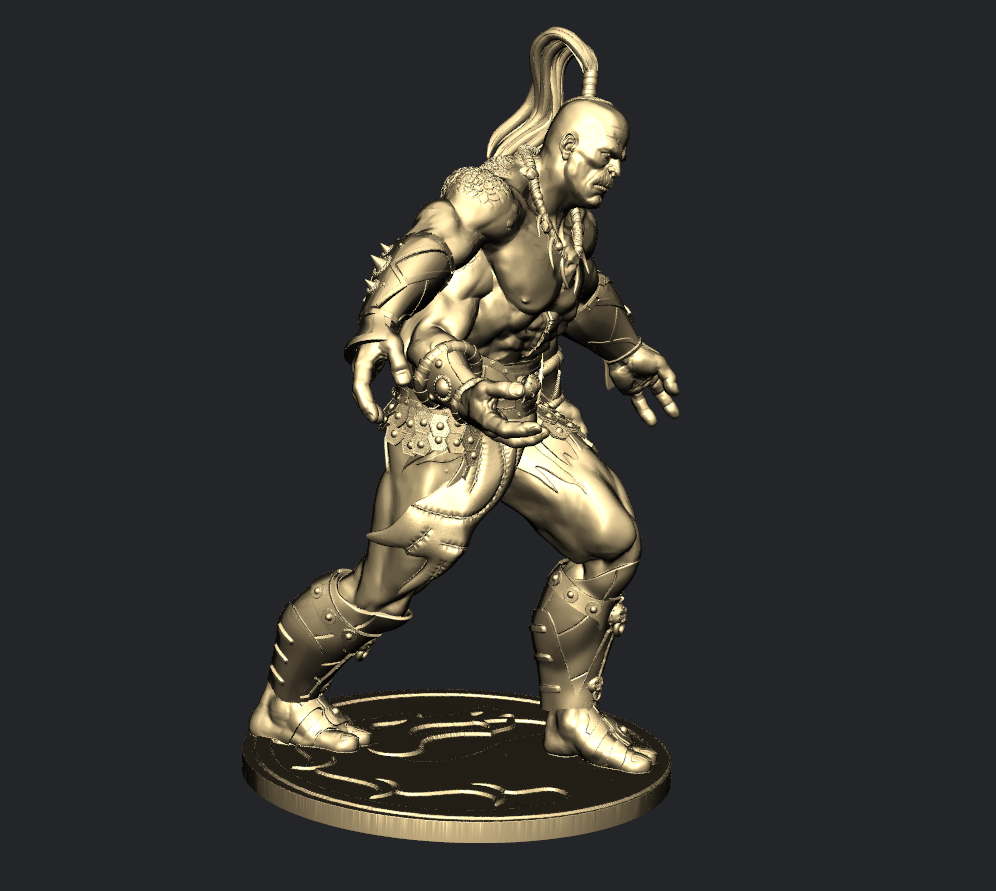 Archivo STL gratis Goro 3D modelo STL FBX 3mf archivo para 3D Print CNC router tallado modelo de ...