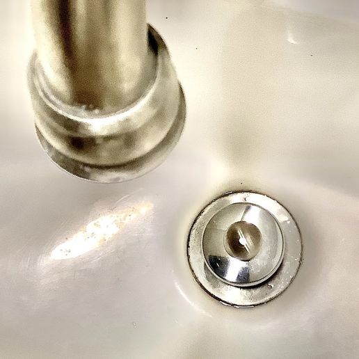 🏠 Pop-Up Drain Fitting・Free 3D File for ・Cults