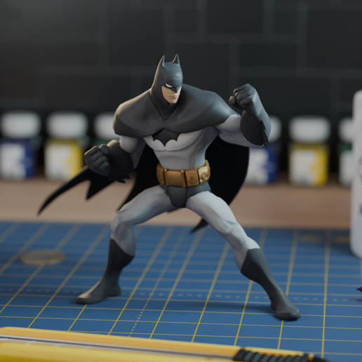 🦇 Batman Cartoon Multiversus Style・ STL File for 3D printing・Cults
