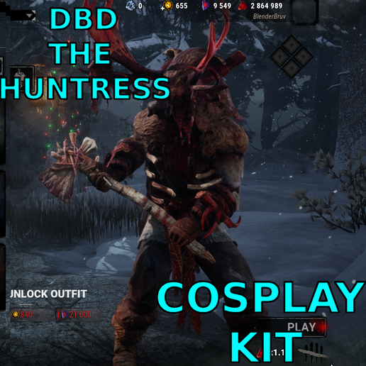 😵 Cosplay Dead By daylight DBD The Huntress Solstice Devotee Cosmetic ...