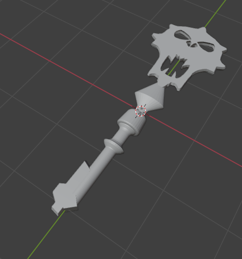 🔑 demon key・ STL File for 3D printing・Cults
