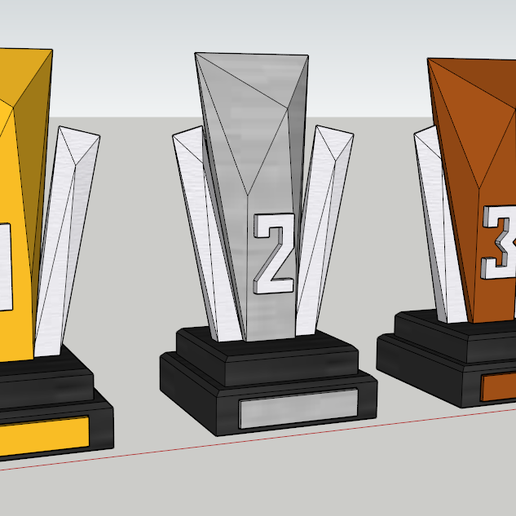 🏆 Customizable trophy・Free STL File for 3D printing・Cults