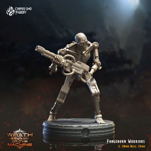 ⚔️ Forgeborn Warriors・ 3D File for 3D printing・Cults