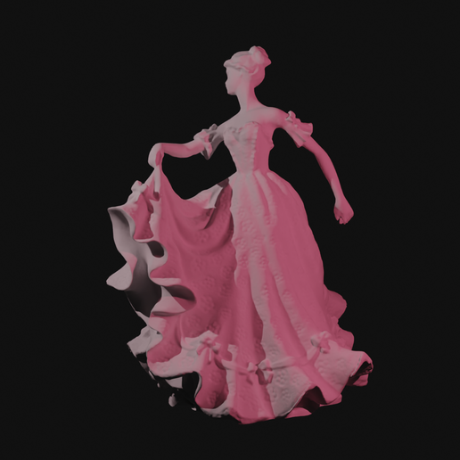 👸 Ball Room Dancer Disney princess beauty and the beast bell・ STL File ...