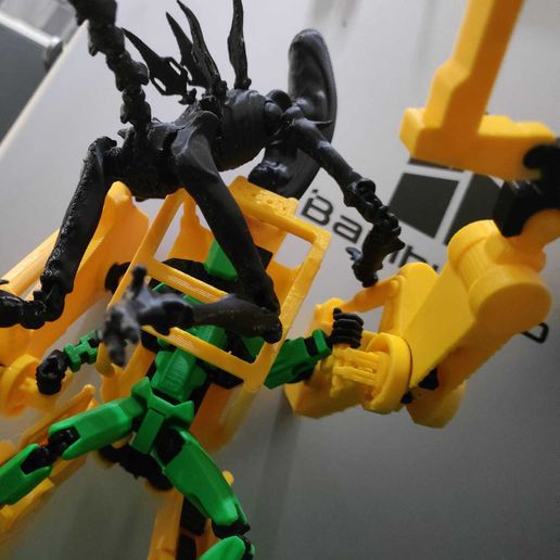 👽 DUMMY 13 ALIEN CARGO LOADER EXOSKELETON ARTICULATED・ STL File for 3D ...