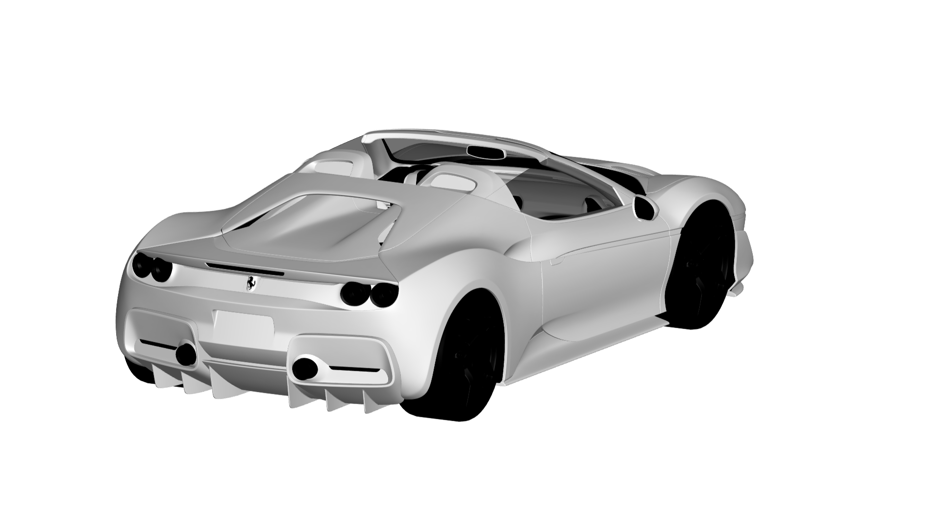 3D file Ferrari J50・3D print design to download・Cults