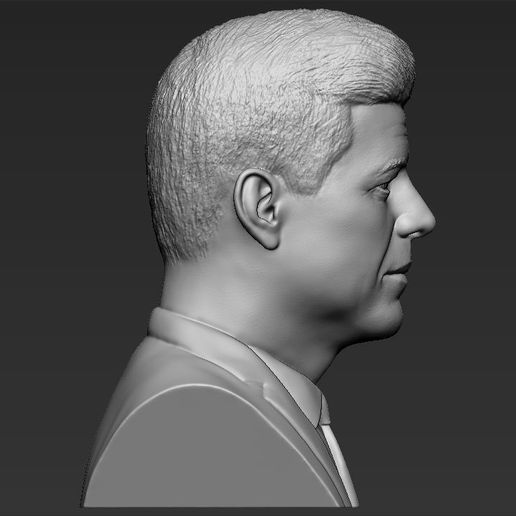 👤 John F. Kennedy bust for full color 3D printing・ 3D File for 3D ...