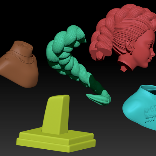 🎨 RUMI from K-Pop Demon Hunters Fan art Bust・ 3D File for 3D printing・Cults