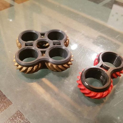 Free STL file Merged Gear Fidget Toy ⚙️ ・Template to download and 3D ...