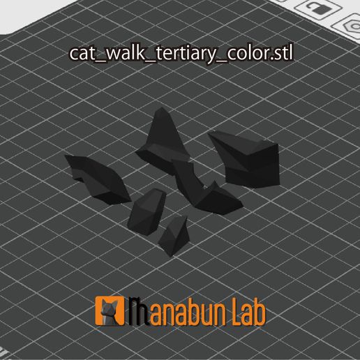 🐈Low Poly Walking Cat Puzzle・ 3D File for 3D printing・Cults