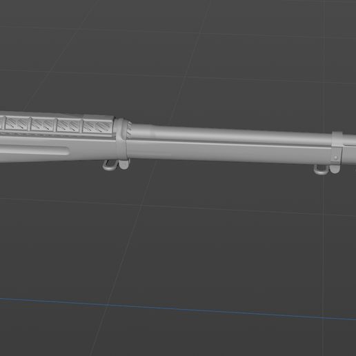 🗺️ American Pedersen rifle 3D model material・ OBJ File for 3D printing ...