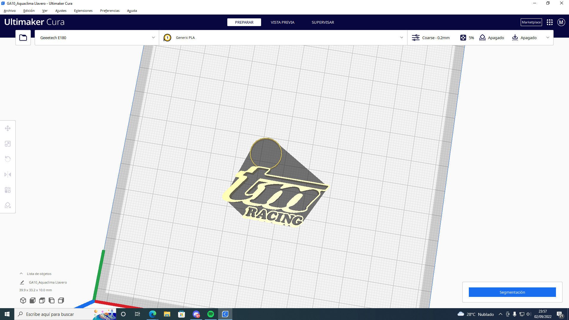 Free STL file TM RACING KEY RING・3D printable object to download・Cults