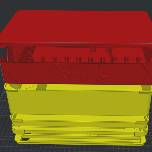 🪶 X wing gaming transport box・ STL File for 3D printing・Cults