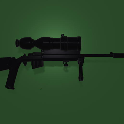 🔫 GI Joe: Sniper Rifle with Bipod・Free 3D File for ・Cults
