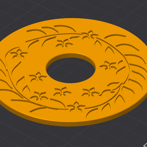STL file CUP COASTER FLOWERS THEME v2 💐 ・3D printable model to download ...
