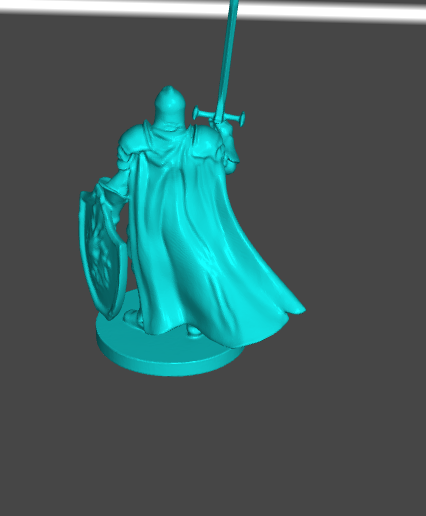 🎲 Knight with heavy armor・Free STL File for 3D printing・Cults