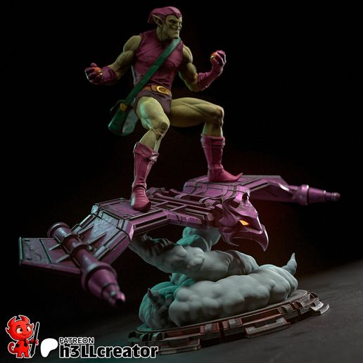 👺 Green Goblin・ STL File for 3D printing・Cults