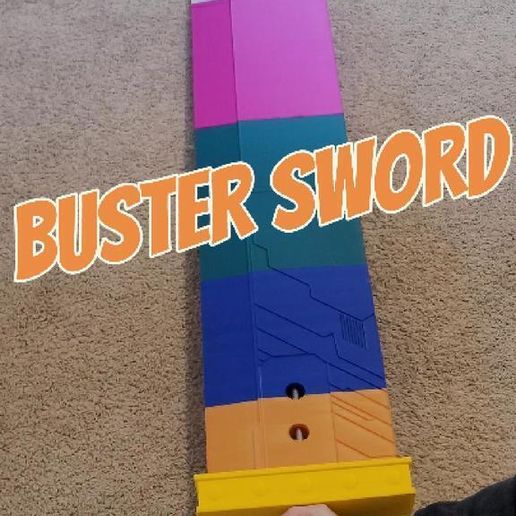 🗡️ Buster Sword (FF7 Remake)・Archivo STL para Impresión 3D・Cults