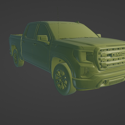 STL file GMC Sierra AT4 🚗 (OBJ, 3MF, and GCODE)・3D printable model to ...