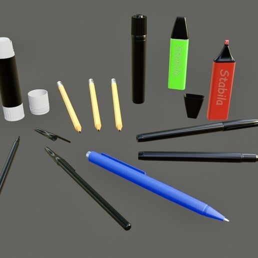 ️ Stationery 3D Model Collection by CGHawk・ 3D File for 3D printing・Cults
