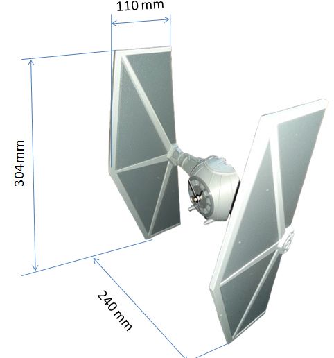 👔 Tie Fighter Wall Clock・Free STL File for 3D printing・Cults