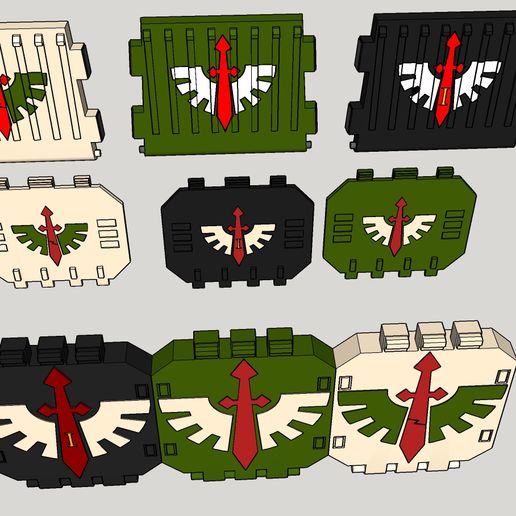 🚪 I LEGIO HEAVY ASSAULT GUNSHIP CUSTOM DOORS・Free STL File for 3D ...