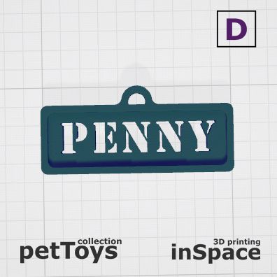 🐕 Pet - Dog - Tag - Penny - Classic - Customized -・Free STL File for 3D ...