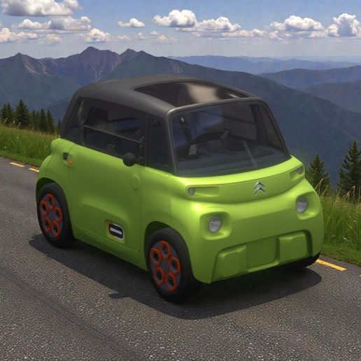 🚗 Citroën Ami・ STL Datei für 3D-Druck・Cults