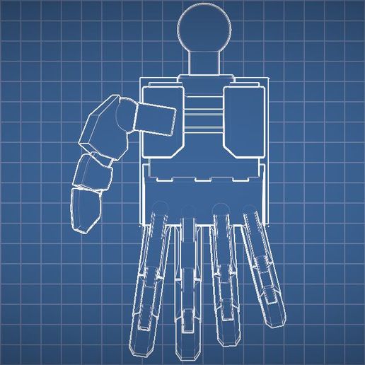 GUNPLA GENERIC HAND 1/144・Free STL File for ・Cults