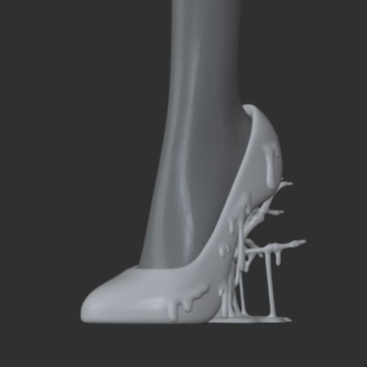 👹 Monster High Melting Skeleton G1 Shoes・ OBJ File for 3D printing・Cults